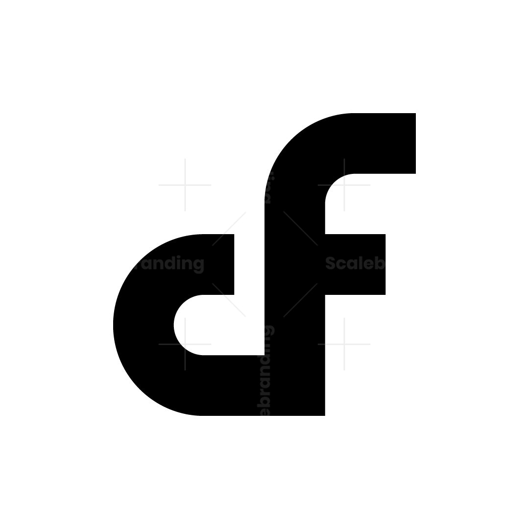 Letters DF Monogram Logo | Scalebranding