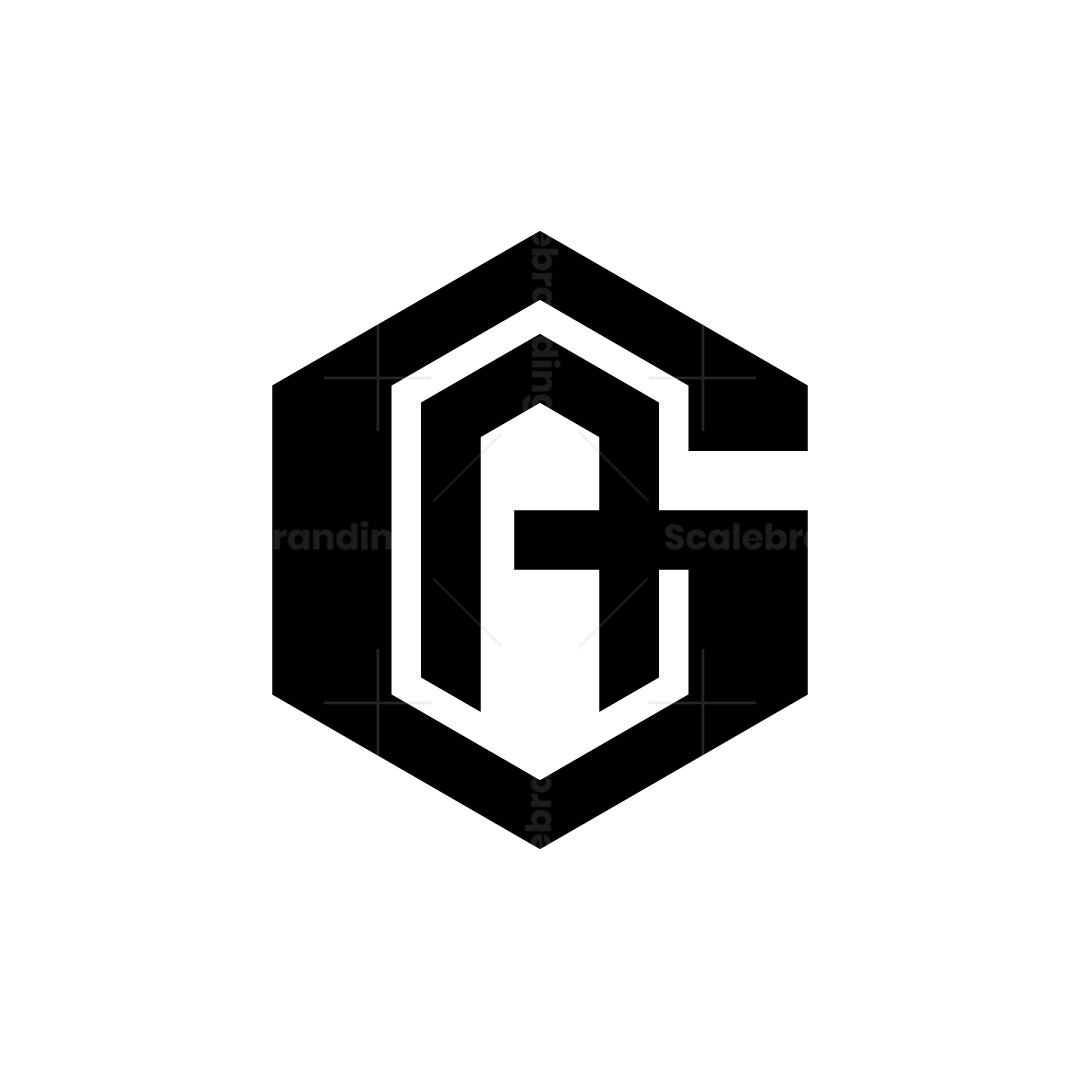 Letters GA Monogram Hexagon Logo | Scalebranding