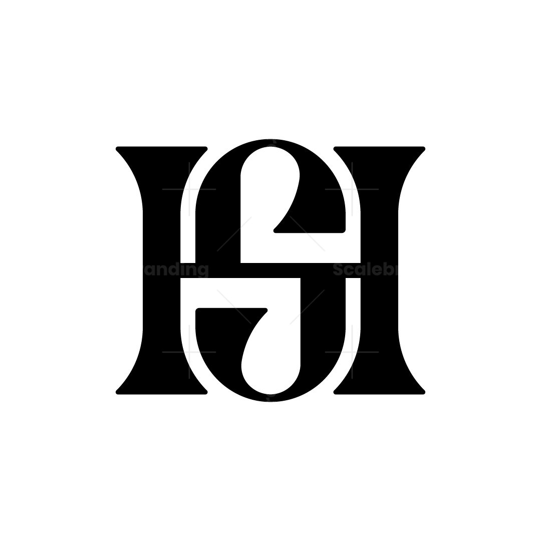 Letters HS Monogram Logo | Scalebranding
