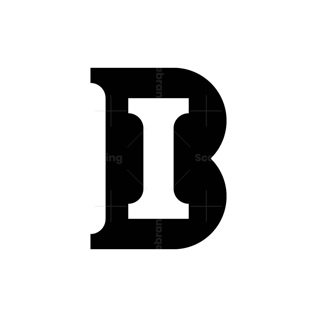 Letters IB Monogram Logo | Scalebranding