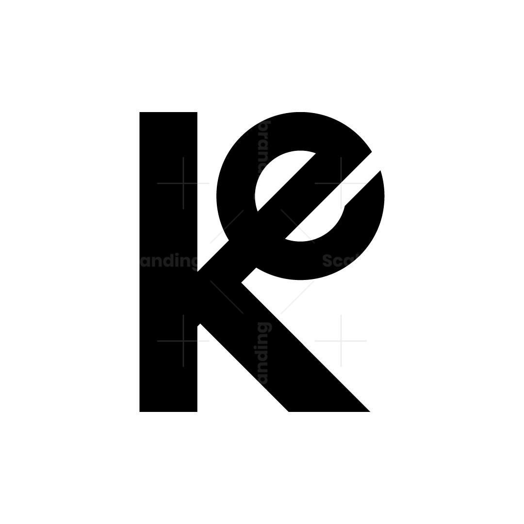 Letters KE Monogram Logo | Scalebranding