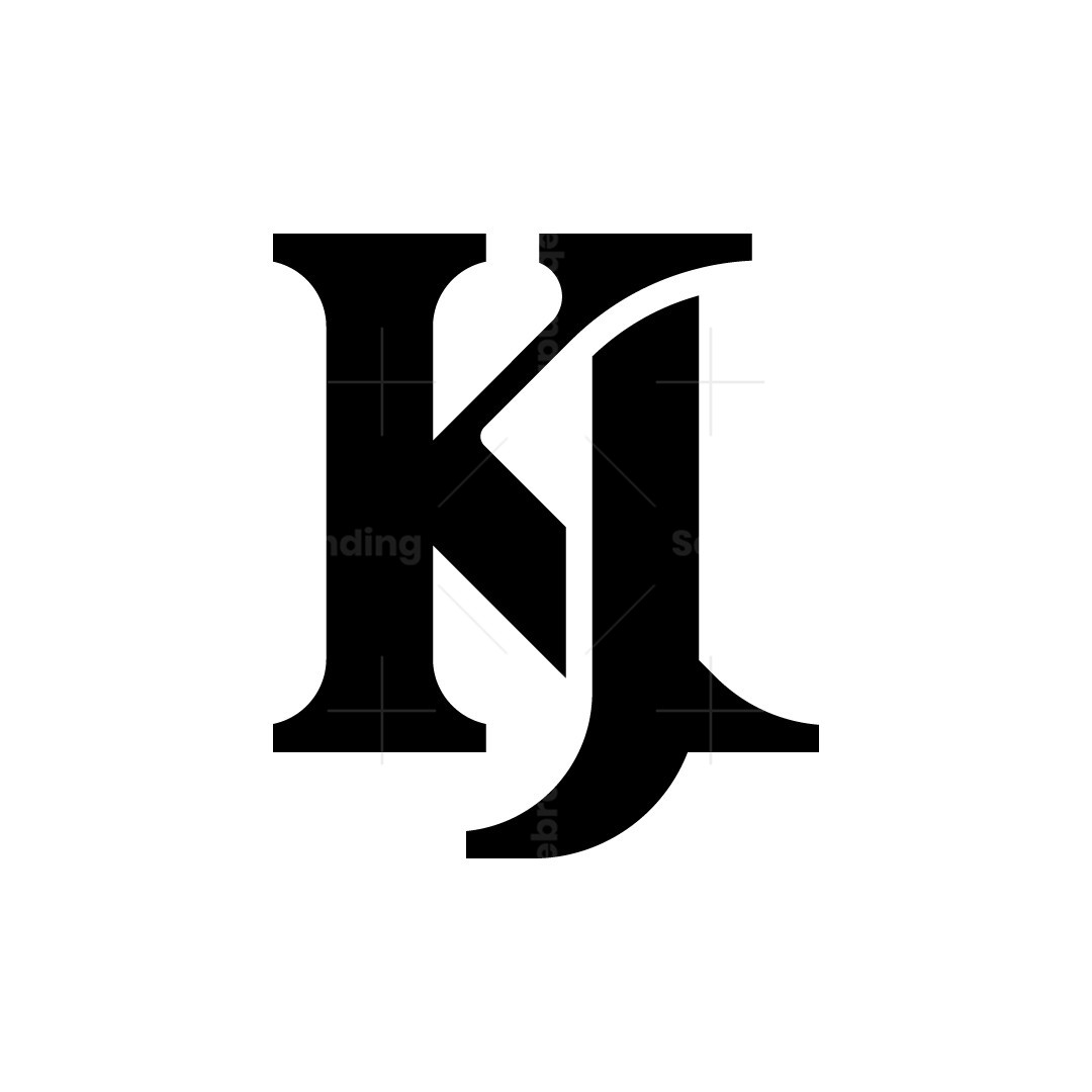 Letters KJ Monogram Logo | Scalebranding