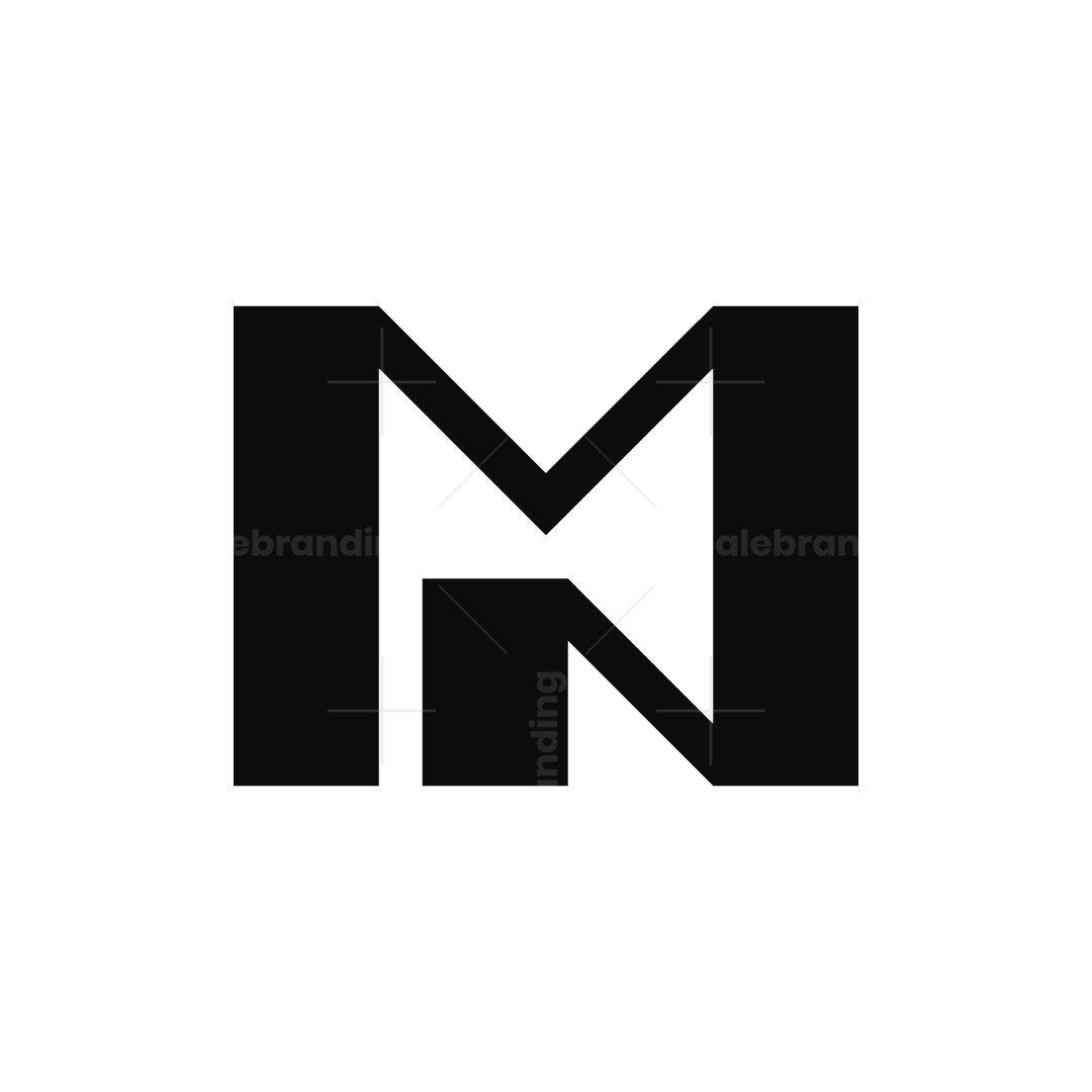 Letters MN or NW Monogram Logo | Scalebranding