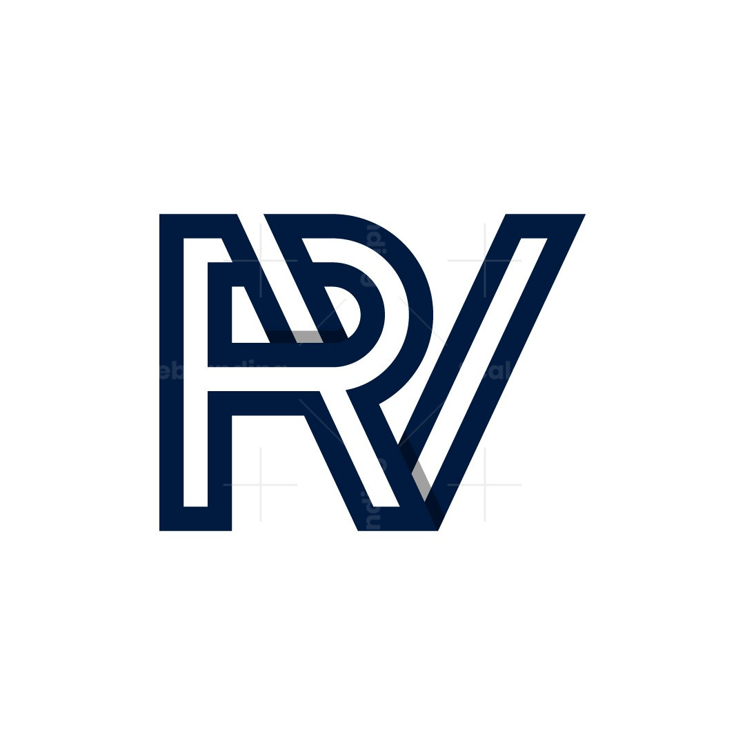 Letters RV Monogram Logo | Scalebranding