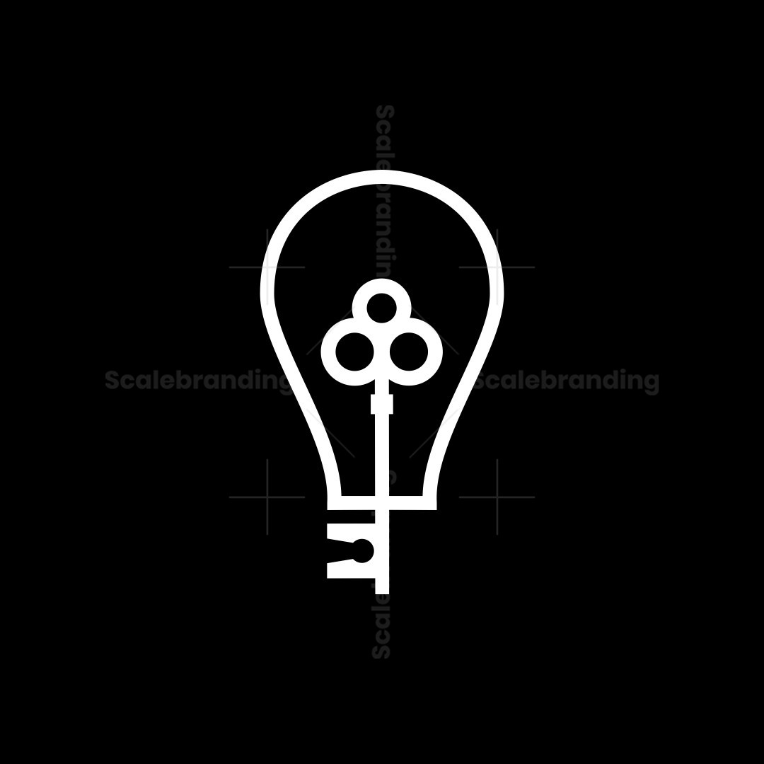 Light Bulb And Key Logo | Scalebranding