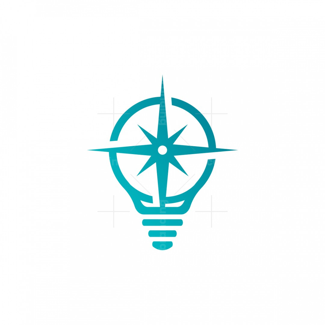 Light Bulb Compass Logo | Scalebranding