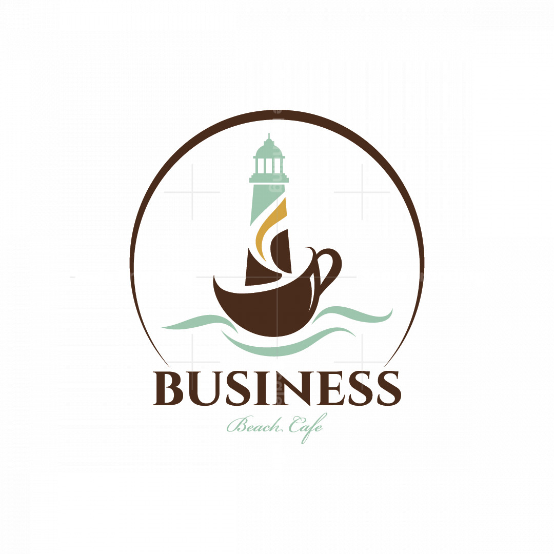 Lighthouse Cafe Symbol Logo | Scalebranding