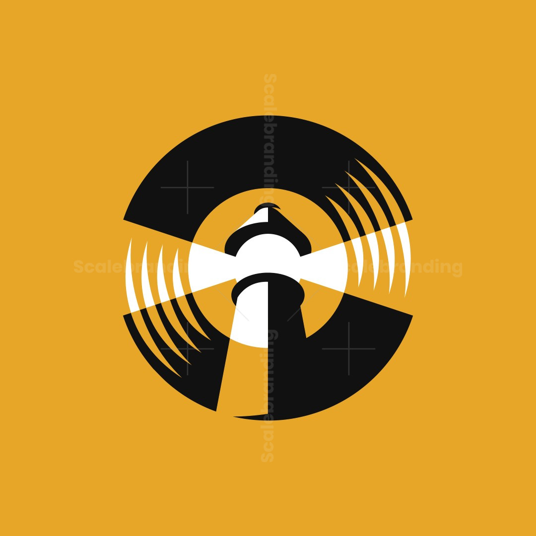 Lighthouse Records Music Label Logo | Scalebranding