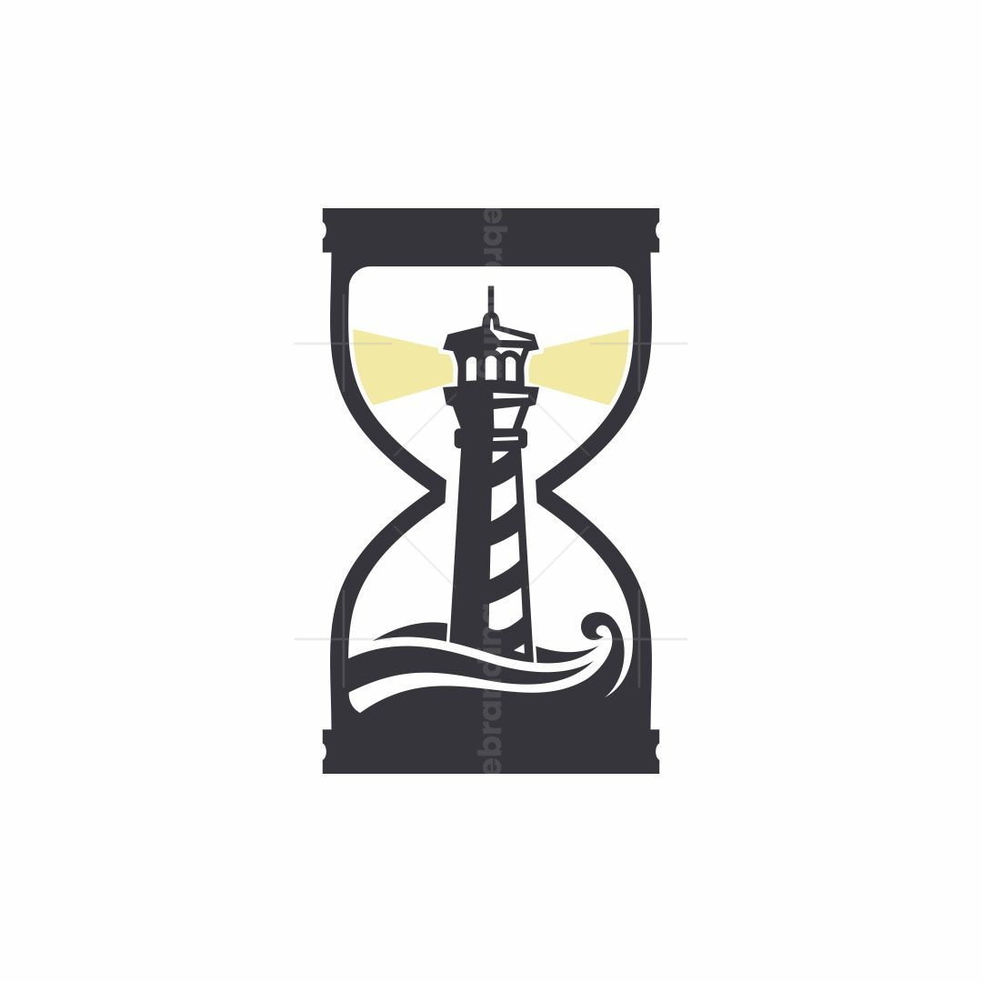 Lighthouse sandclock Logo | Scalebranding