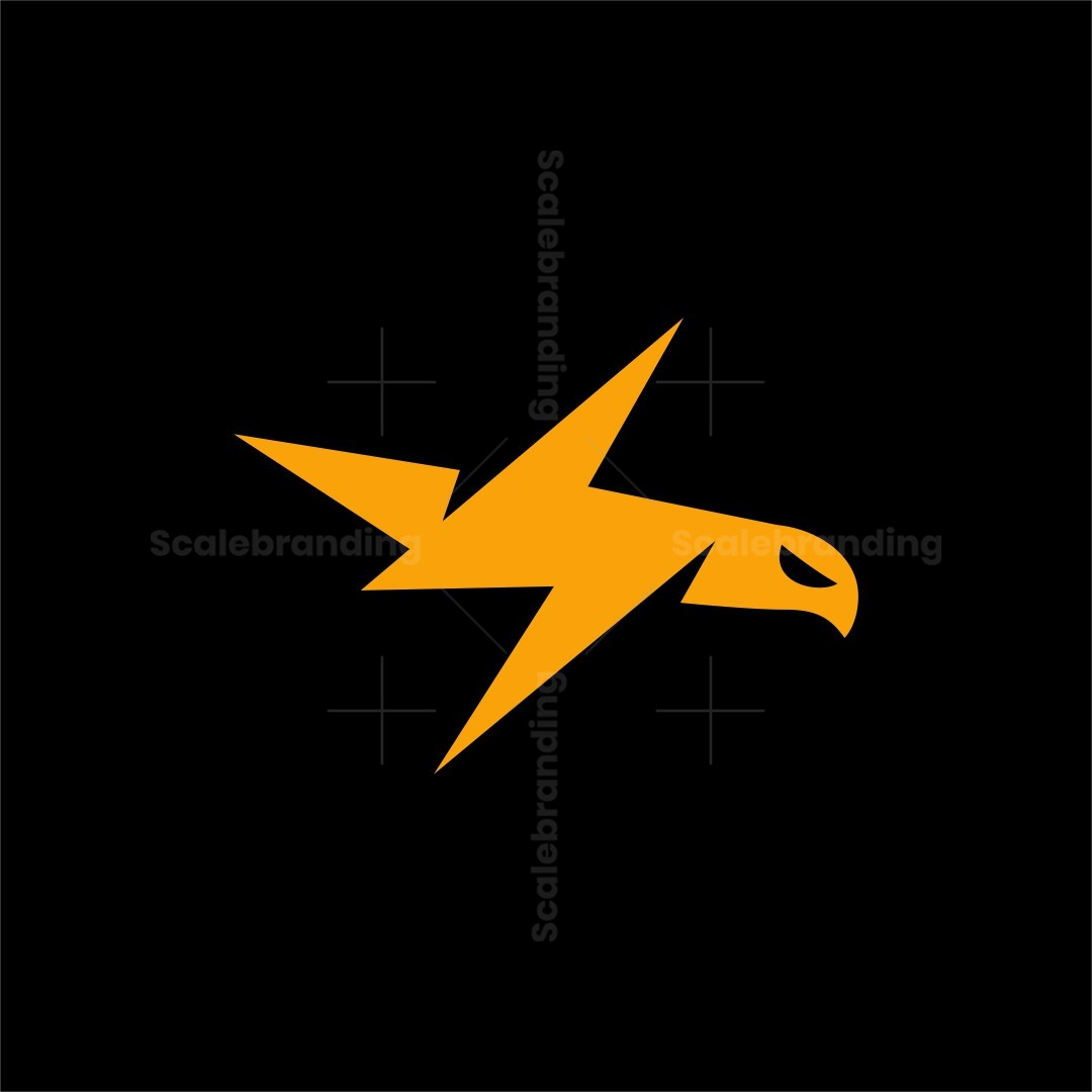Lightning Hawk Power Bolt Logo | Scalebranding