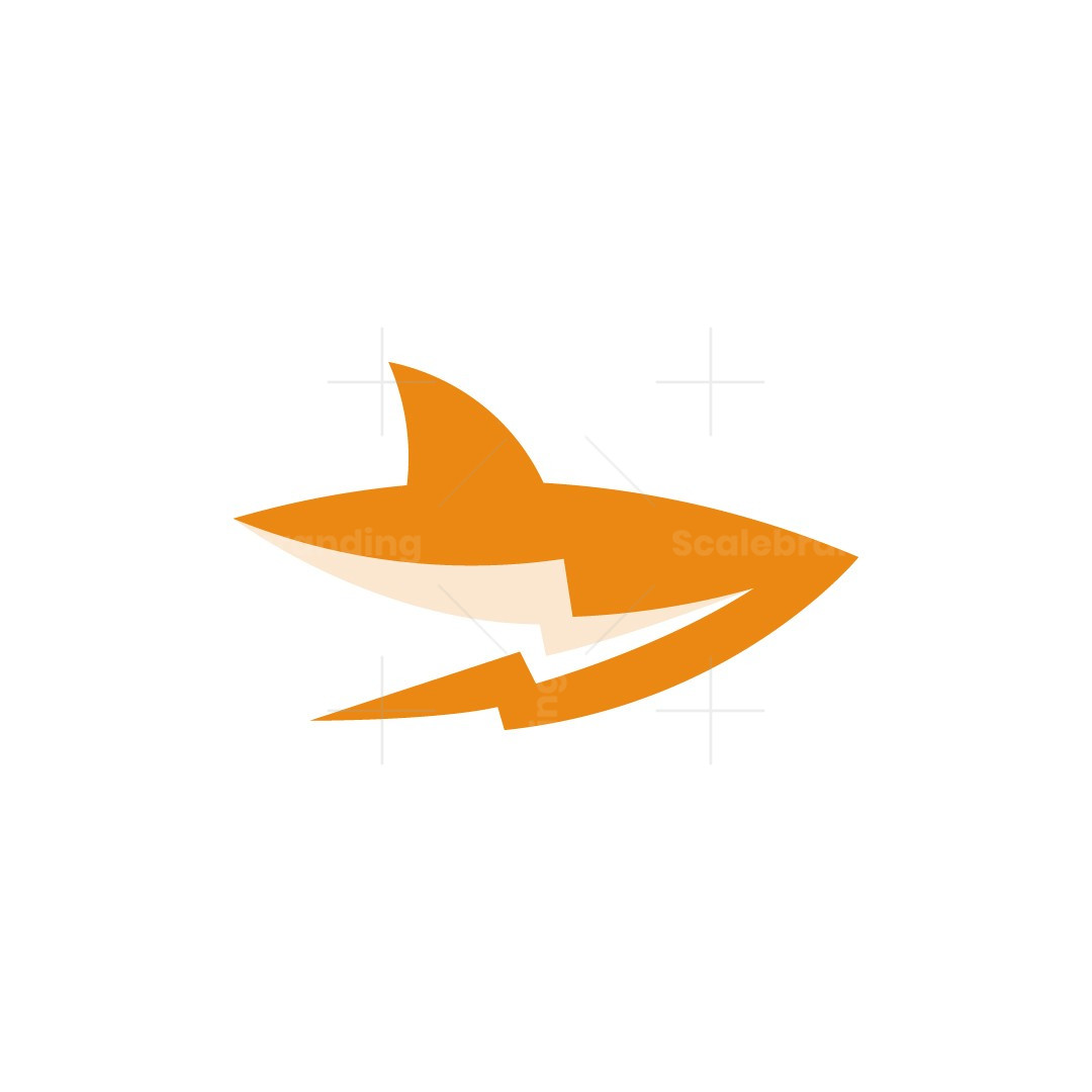 Lightning Shark Logo | Scalebranding