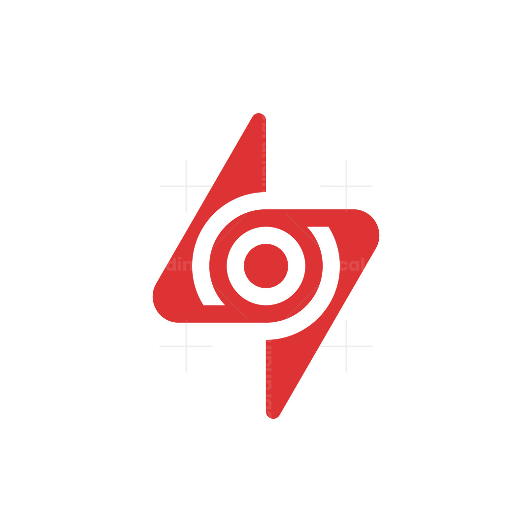 Lightning Target Logo | Scalebranding
