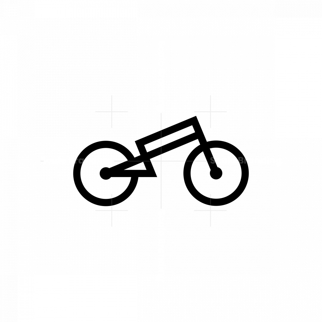 Line Art Bike Icon Logo | Scalebranding