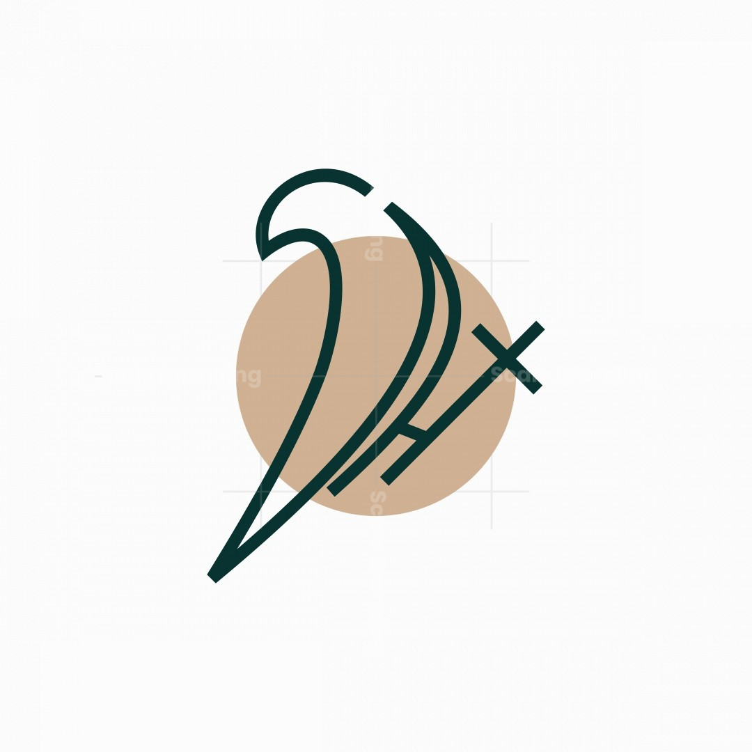 Dove And Cross Logo The Cross And Dove Logo Design 52825623 Vector Art