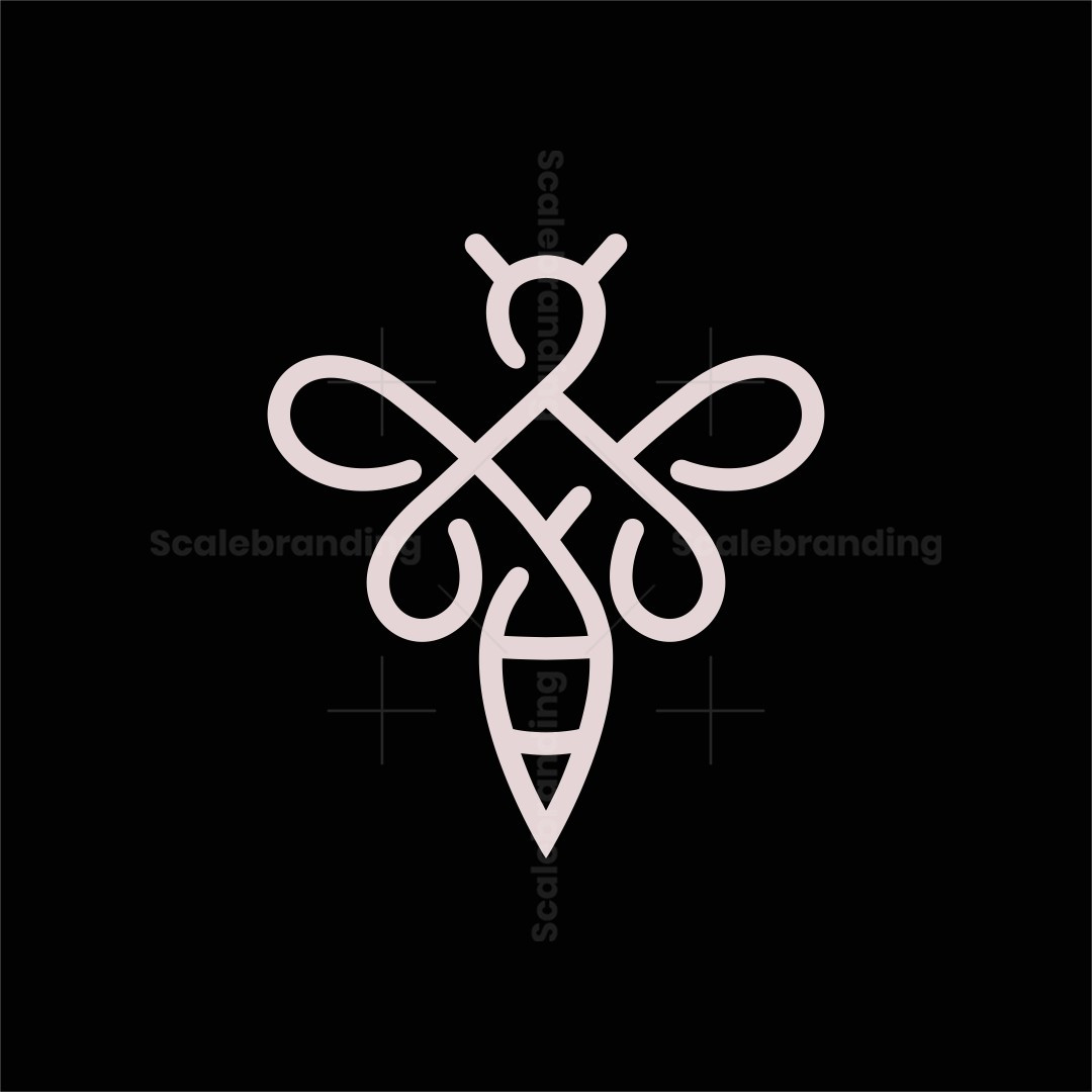 Line Bee Logo | Scalebranding