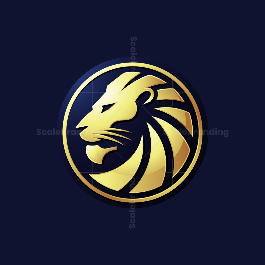 Lion In Circle Logo 634 Lion Logo High Res Illustrations Getty