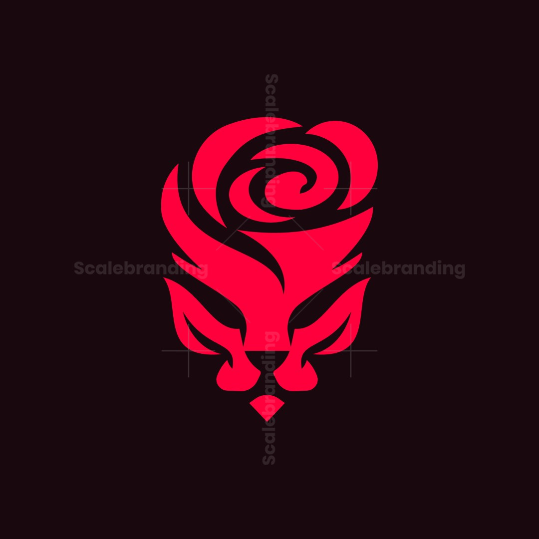 lion flower rose Logo | Scalebranding