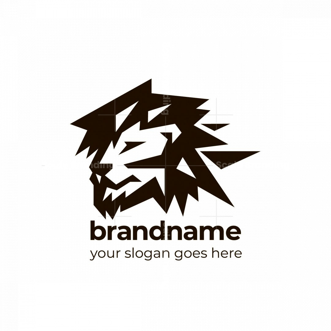 Low Poly Logo Flying Bird Low Poly Logo