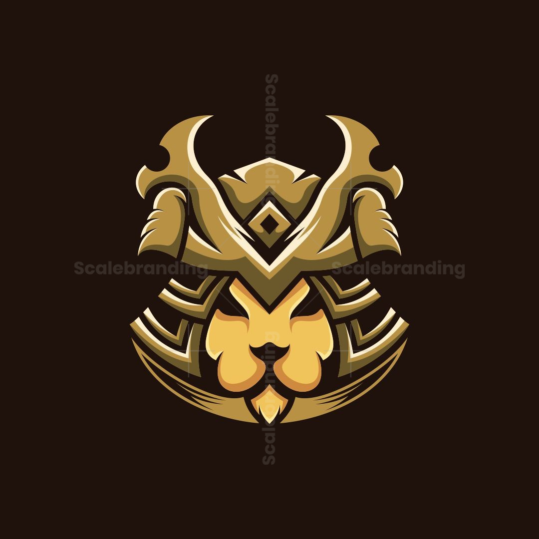Lion Shogun Samurai Logo | Scalebranding