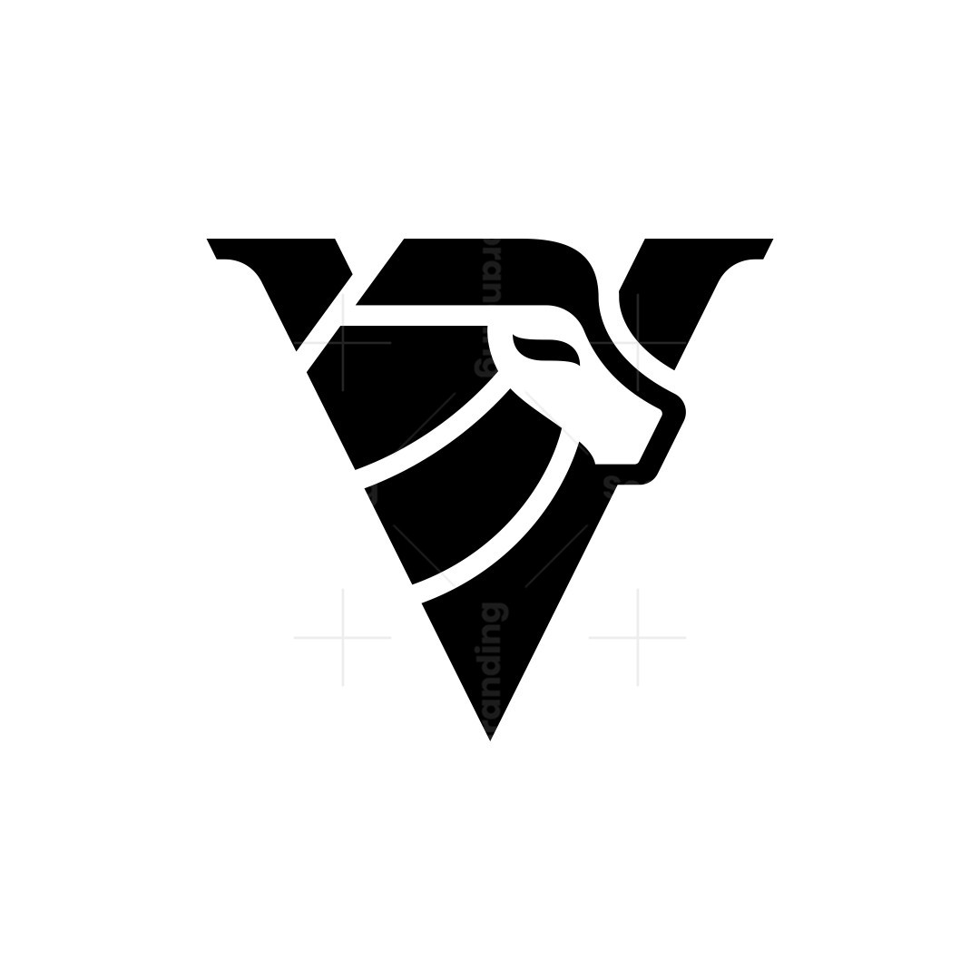 Lion V Letter Logo | Scalebranding