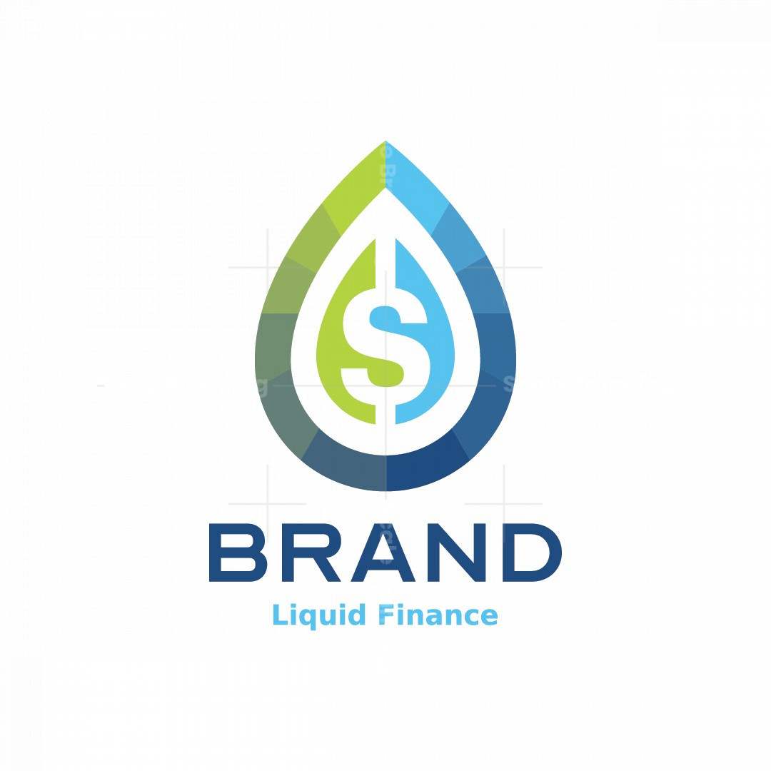 Liquid Finance Symbol Logo | Scalebranding