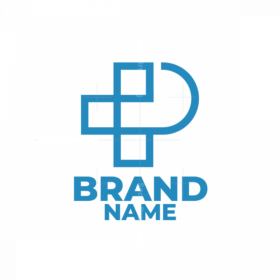 Logo Medical Letter P | Scalebranding