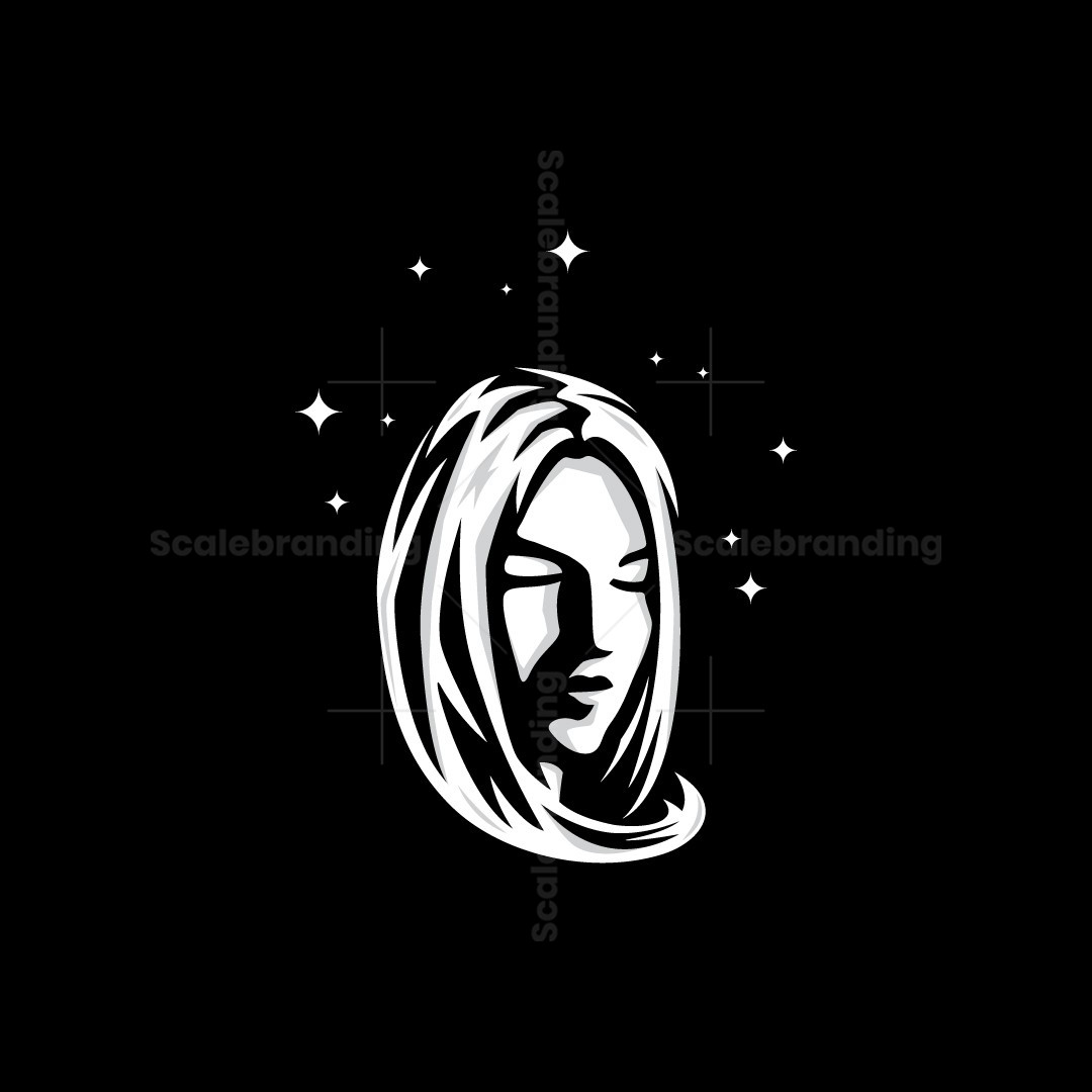 Long Hair Girl Logo | Scalebranding