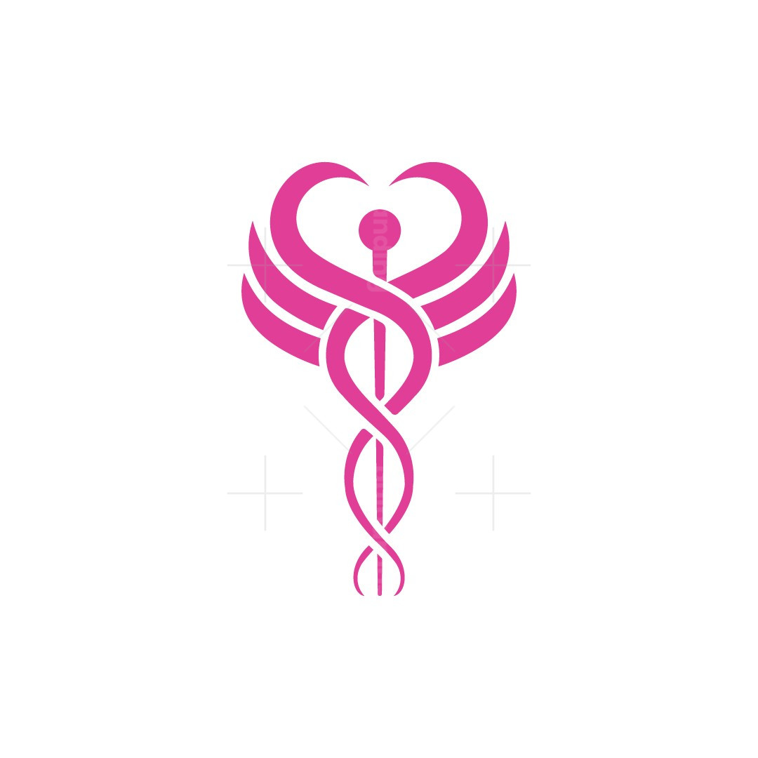 Pink Medical Symbol