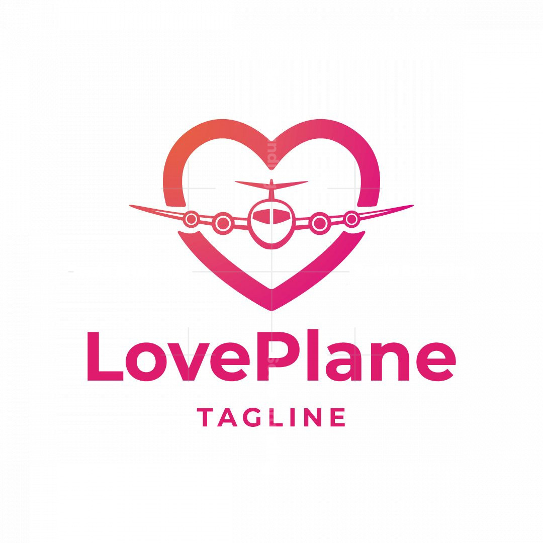 Love Plane Travelling Tour Logo | Scalebranding
