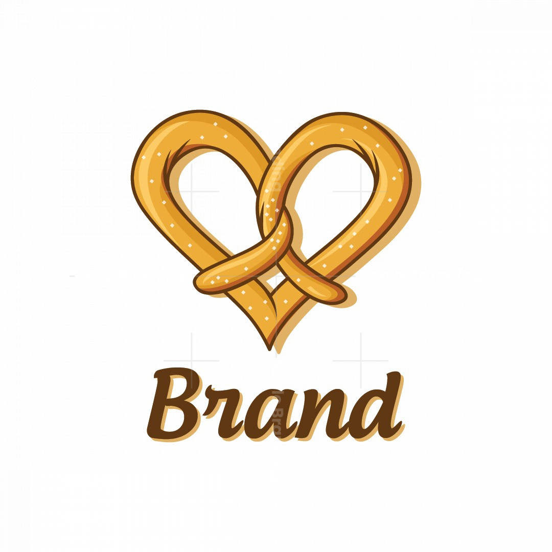 Lovely Pretzels Bakery Symbol Logo | Scalebranding
