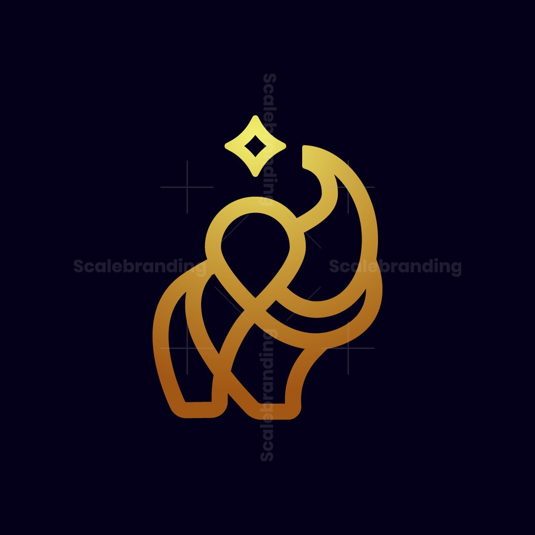 Lucky Star Elephant Logo | Scalebranding