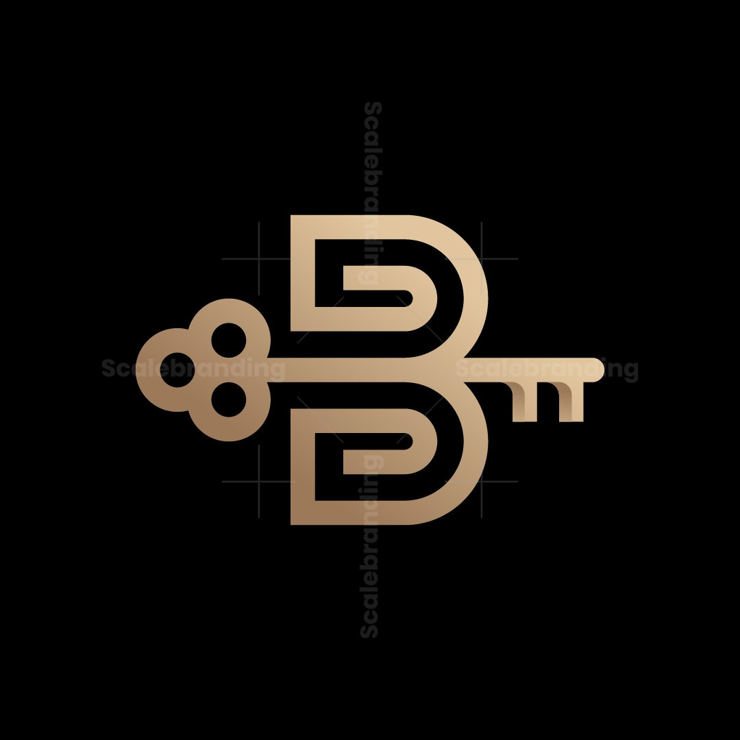 Luxury B Key Logo | Scalebranding