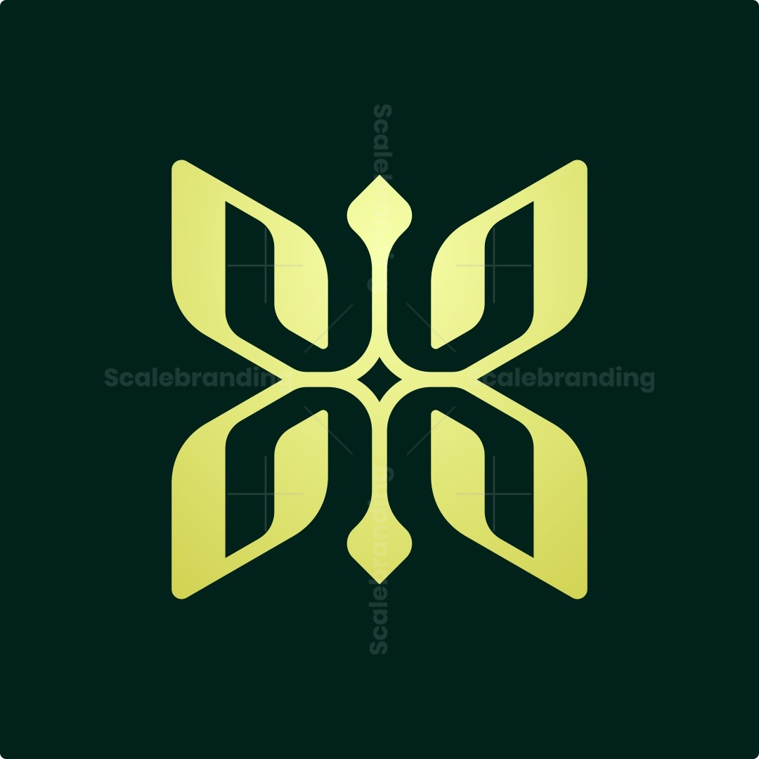 Luxury EE Or EB Butterfly Logo | Scalebranding