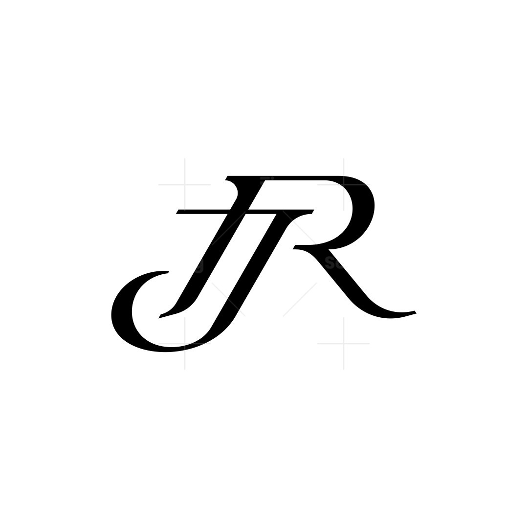 Luxury Letter JR RJ Monogram Logo | Scalebranding