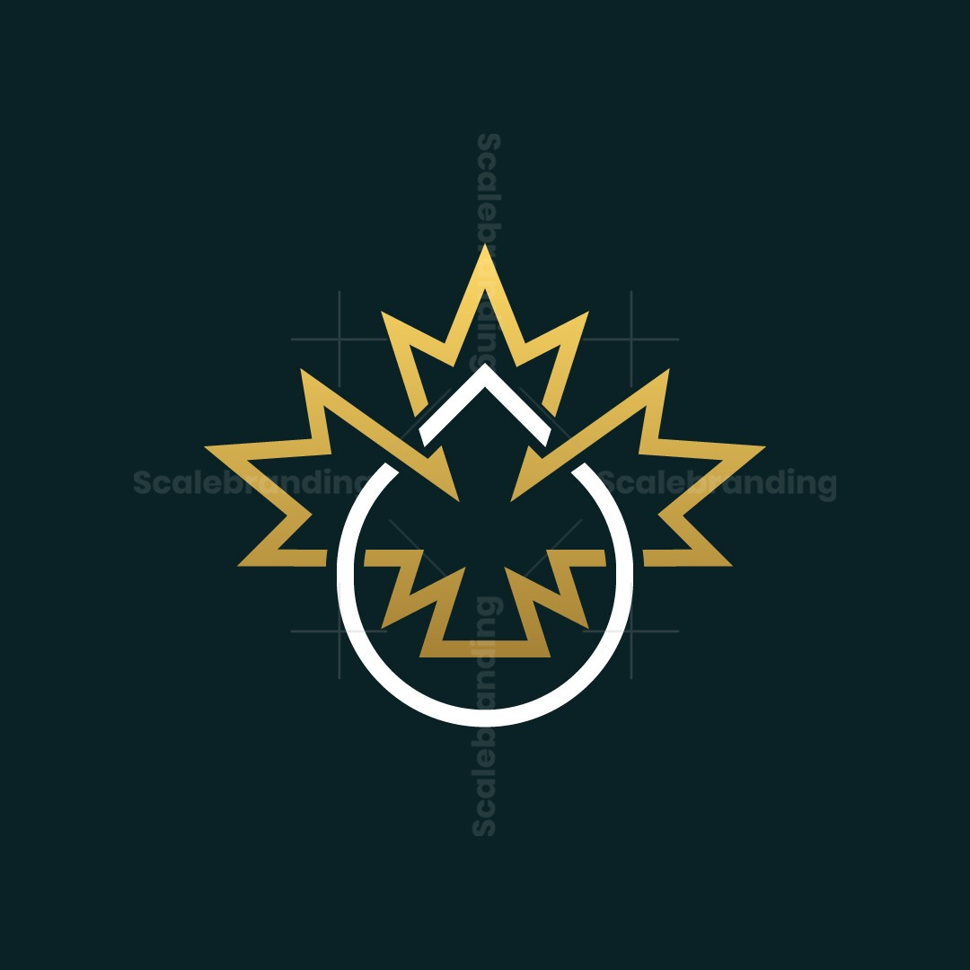 Luxury Maple Drop Logo | Scalebranding