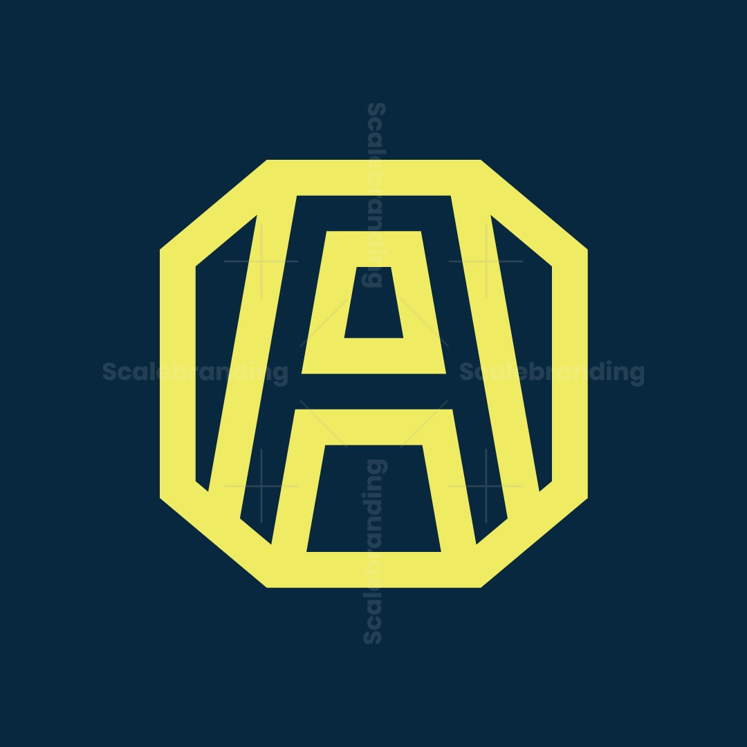 Luxury Octagonal Letter A Logo | Scalebranding