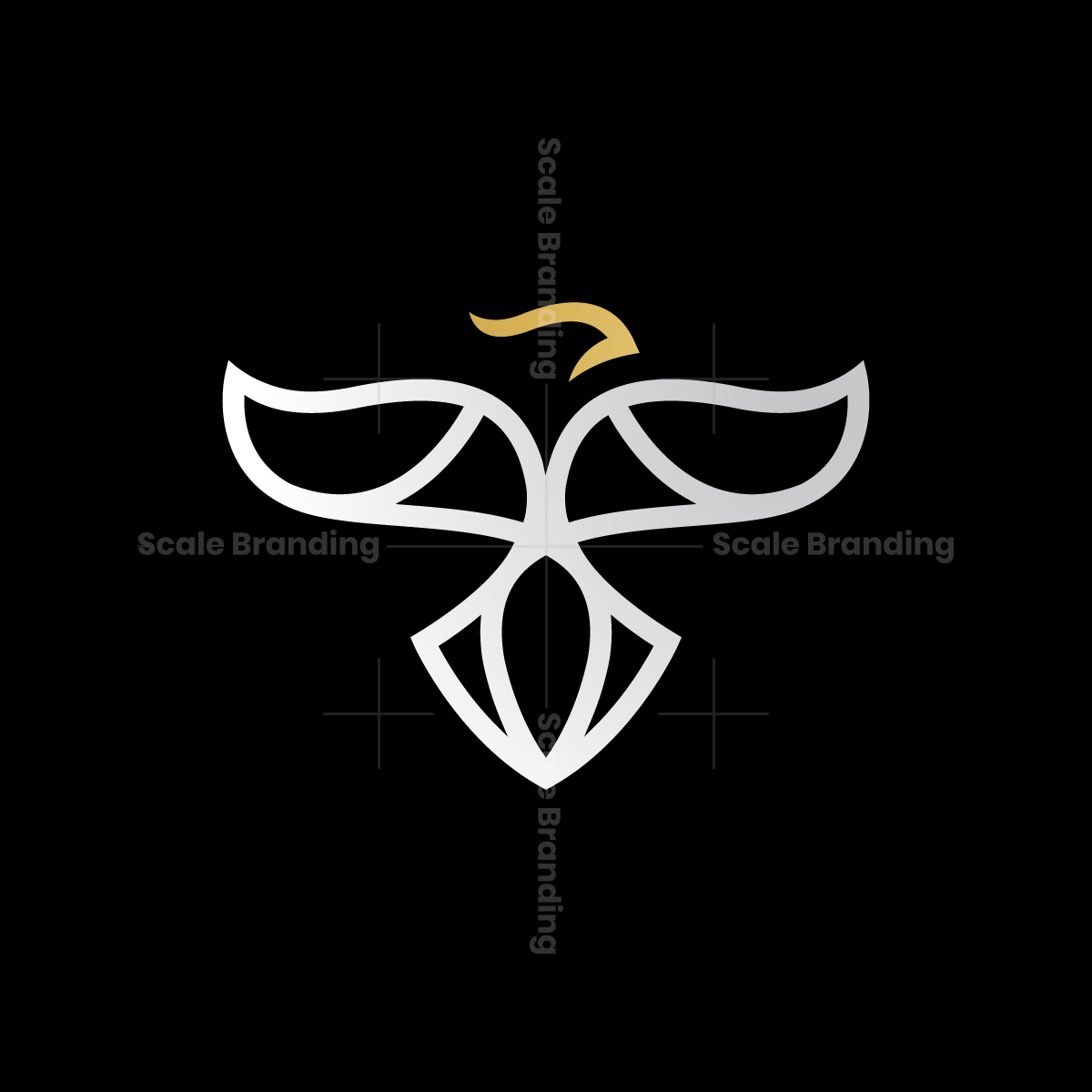 Luxury Phoenix Logo Flying Silver Phoenix Logo Rising Phoenix Logo ...