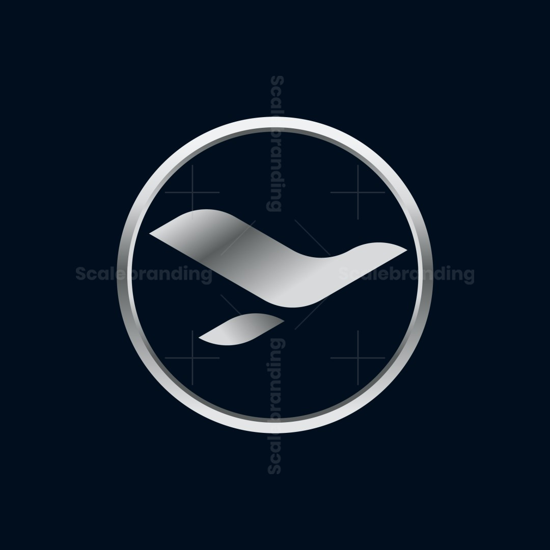 Luxury Silver Falcon letter L Logo | Scalebranding
