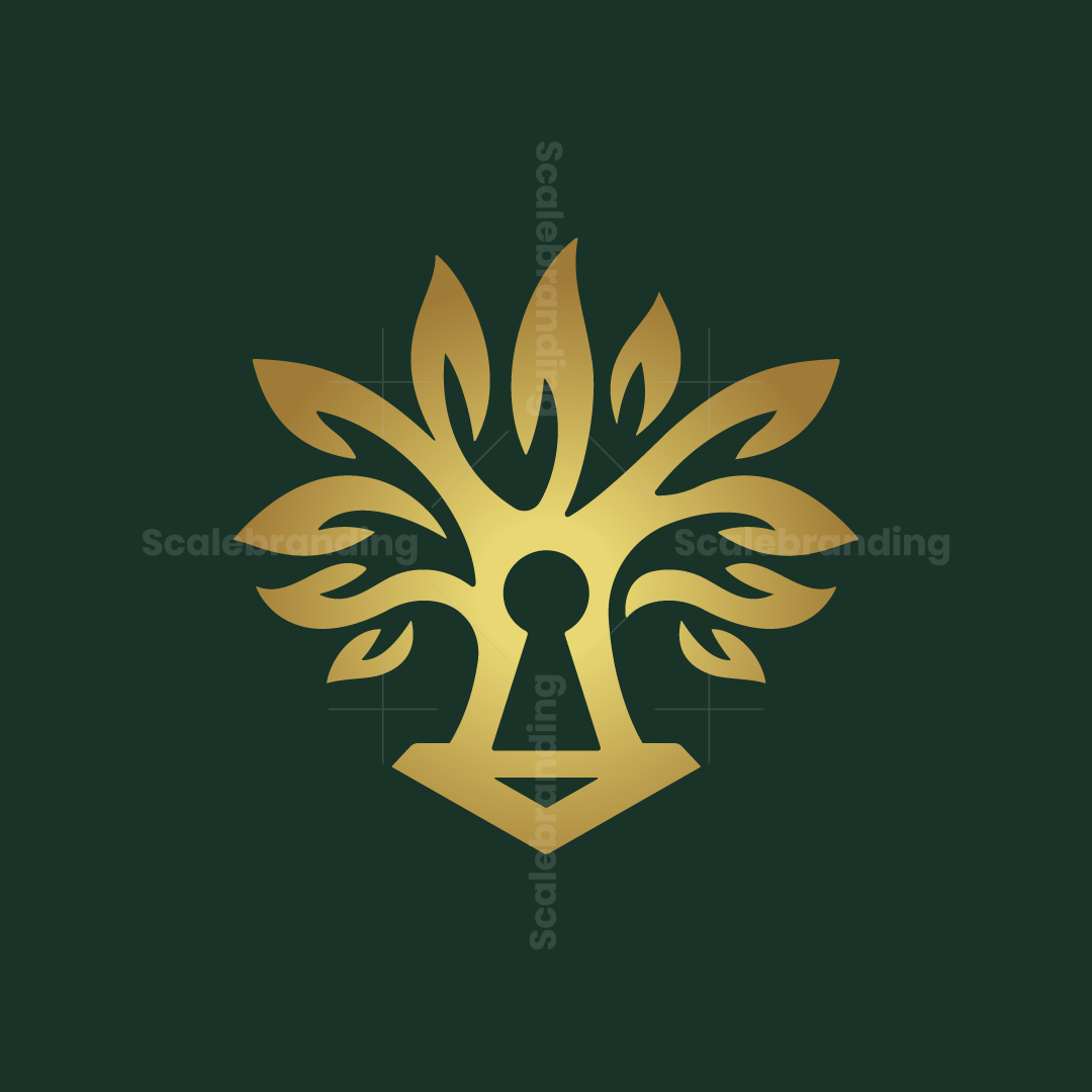 Luxury Tree Keyhole Logo Concept | Scalebranding