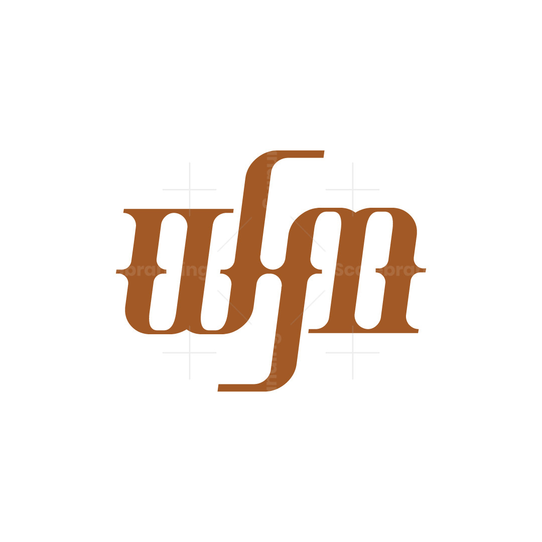 Luxury WM or WHM Logo | Scalebranding