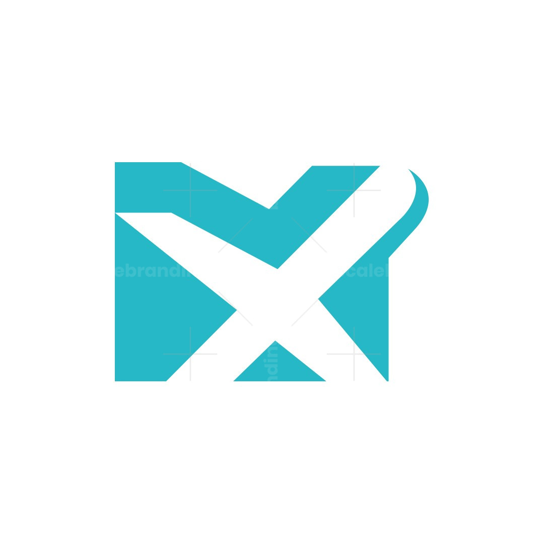 M And Plane Logo | Scalebranding