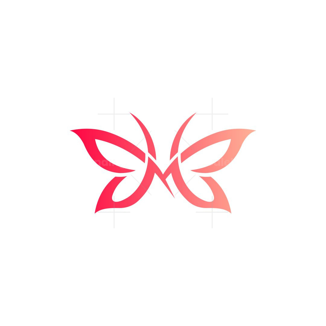 M Butterfly Logo | Scalebranding