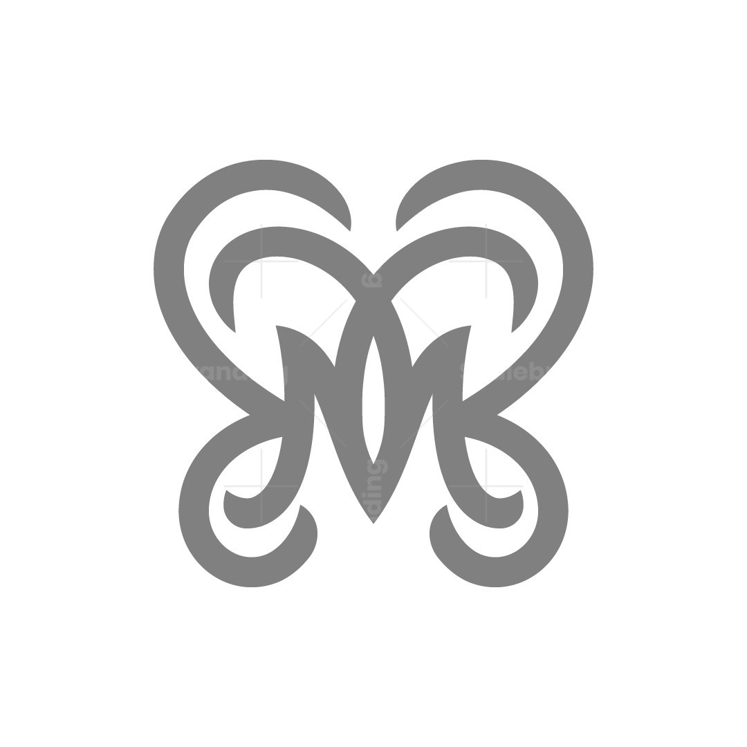 M Butterfly Logo | Scalebranding