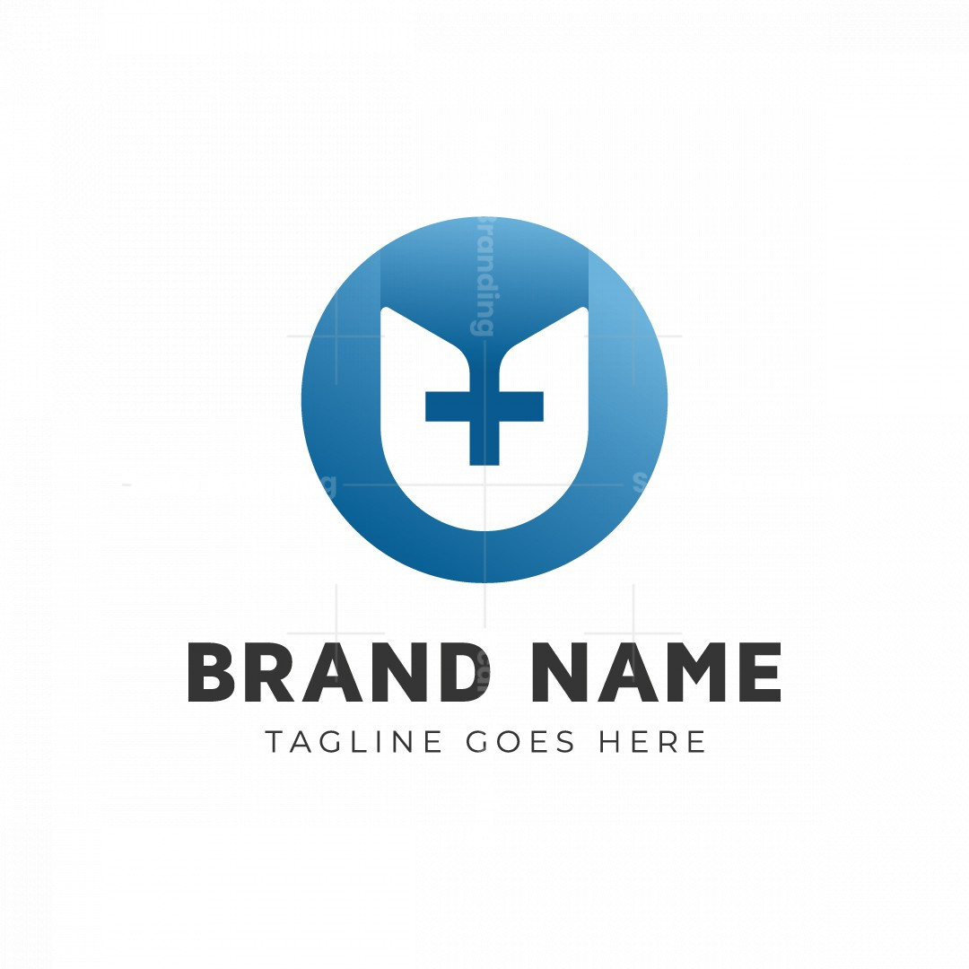 M Letter and Cross Logo | Scalebranding