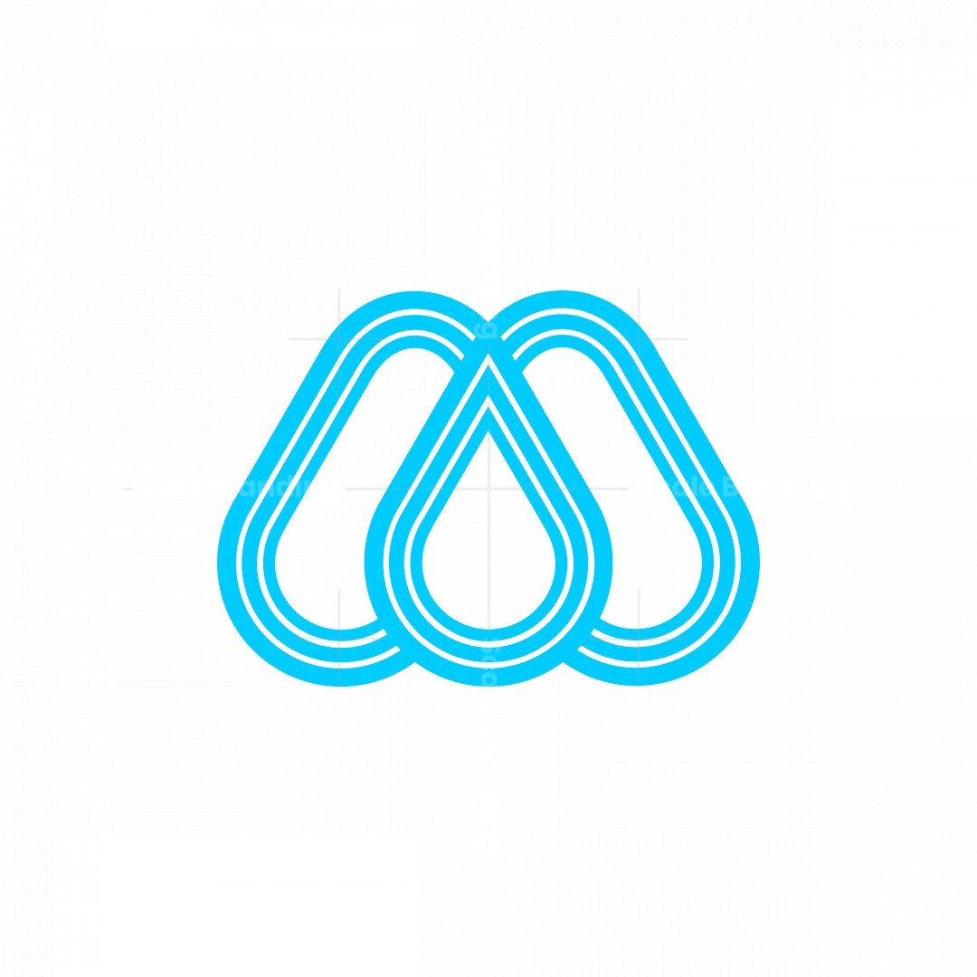 m water drop logo | Scalebranding