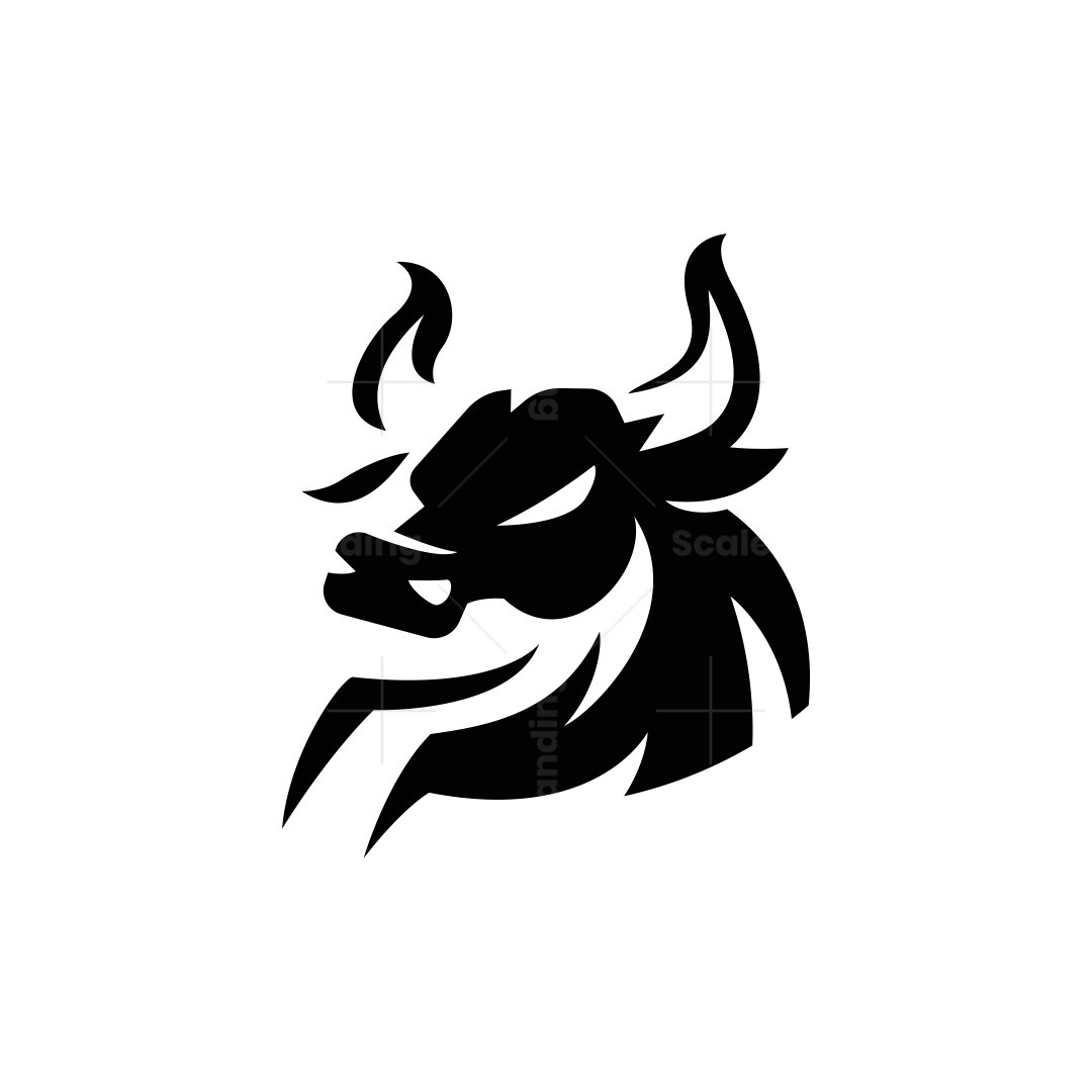 Mad Bull Head Logo | Scalebranding