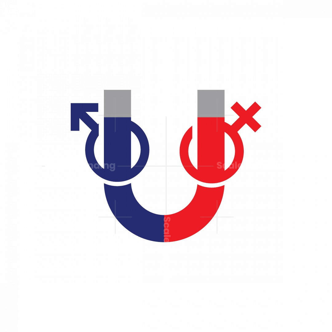 Magnet Gender Logo | Scalebranding