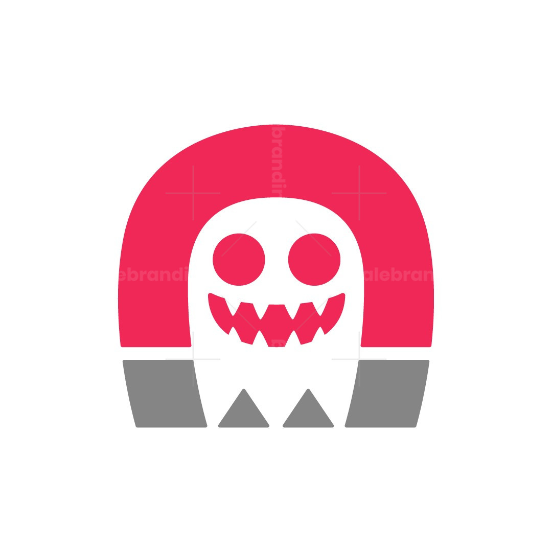 Magnet Ghost Logo | Scalebranding