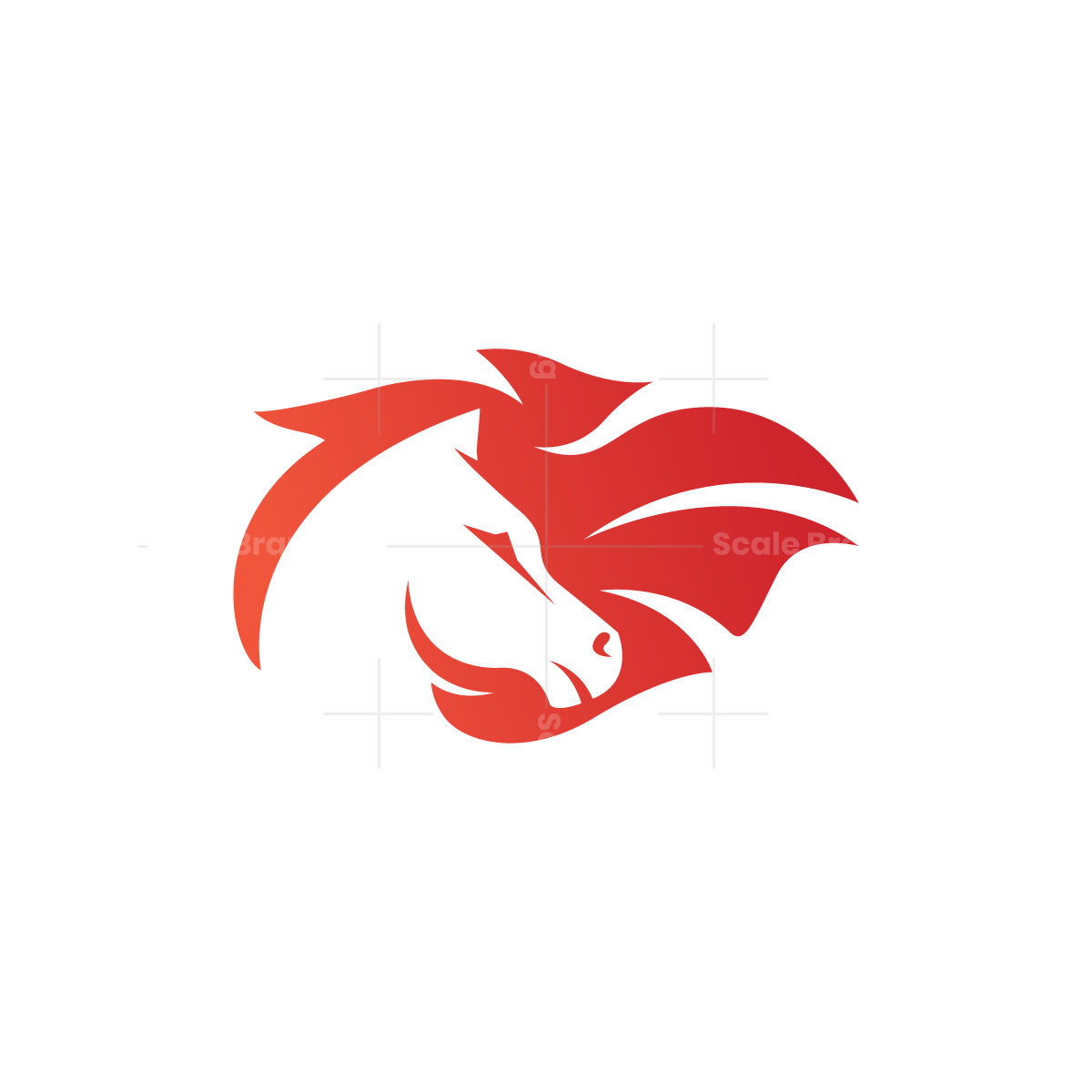 Mane Horse Logo Horse Head Logo | Scalebranding