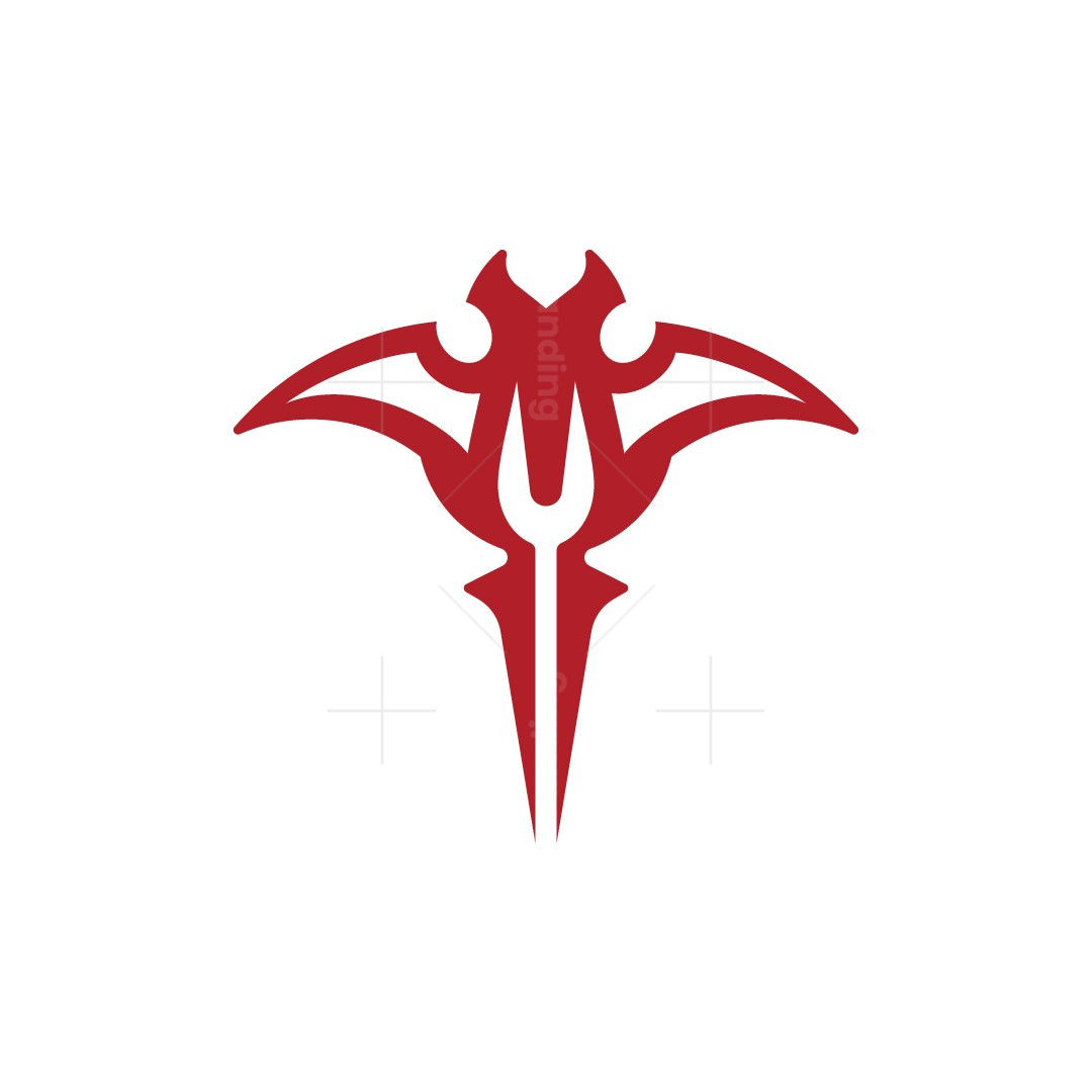 Manta Ray Grilled Logo | Scalebranding